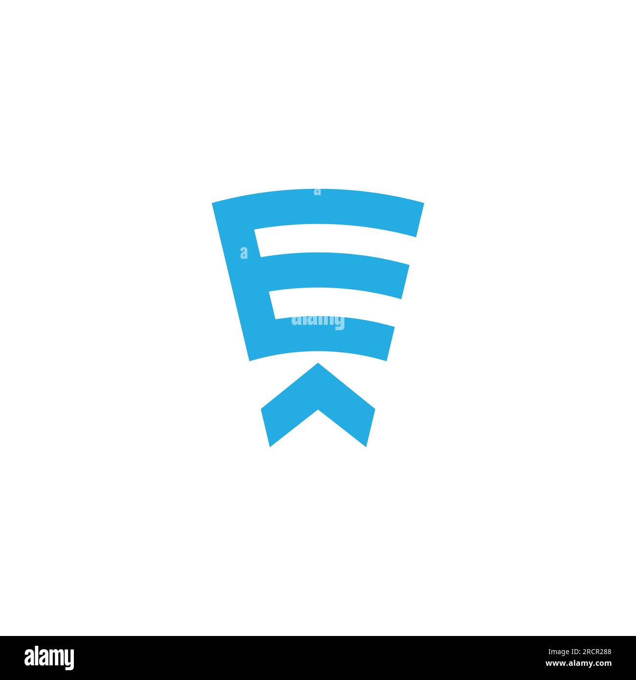 letter e signal up stripe logo vector Stock Vector Image & Art - Alamy