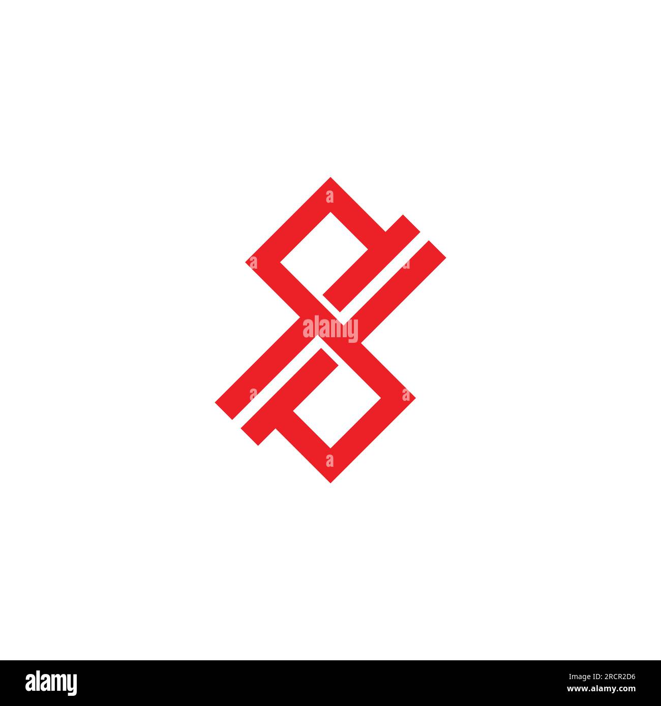 Outline letter logo cut Cut Out Stock Images & Pictures - Alamy