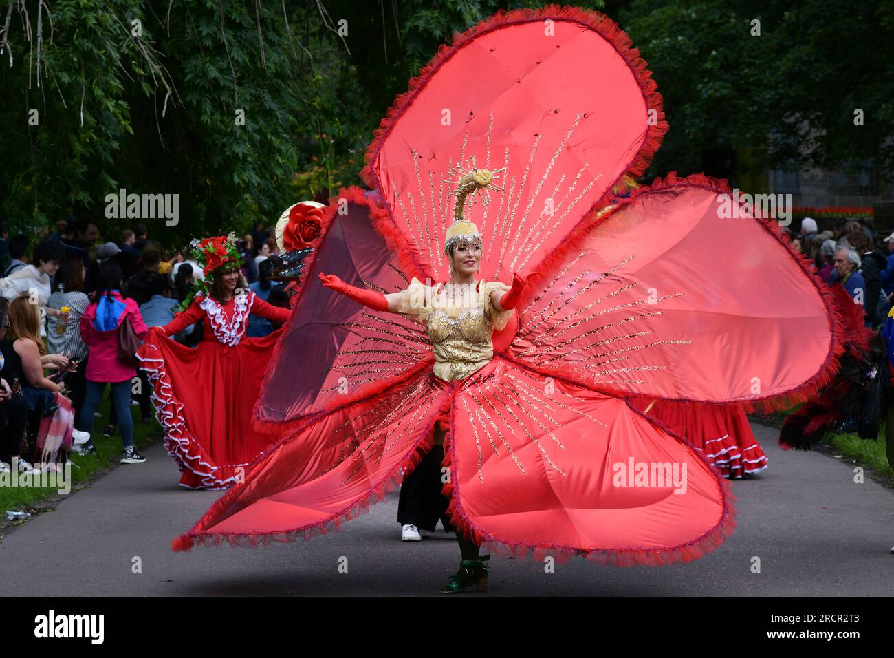 Edinburgh Scotland, UK 16 July 2023. Edinburgh Festival Carnival 2023 ...