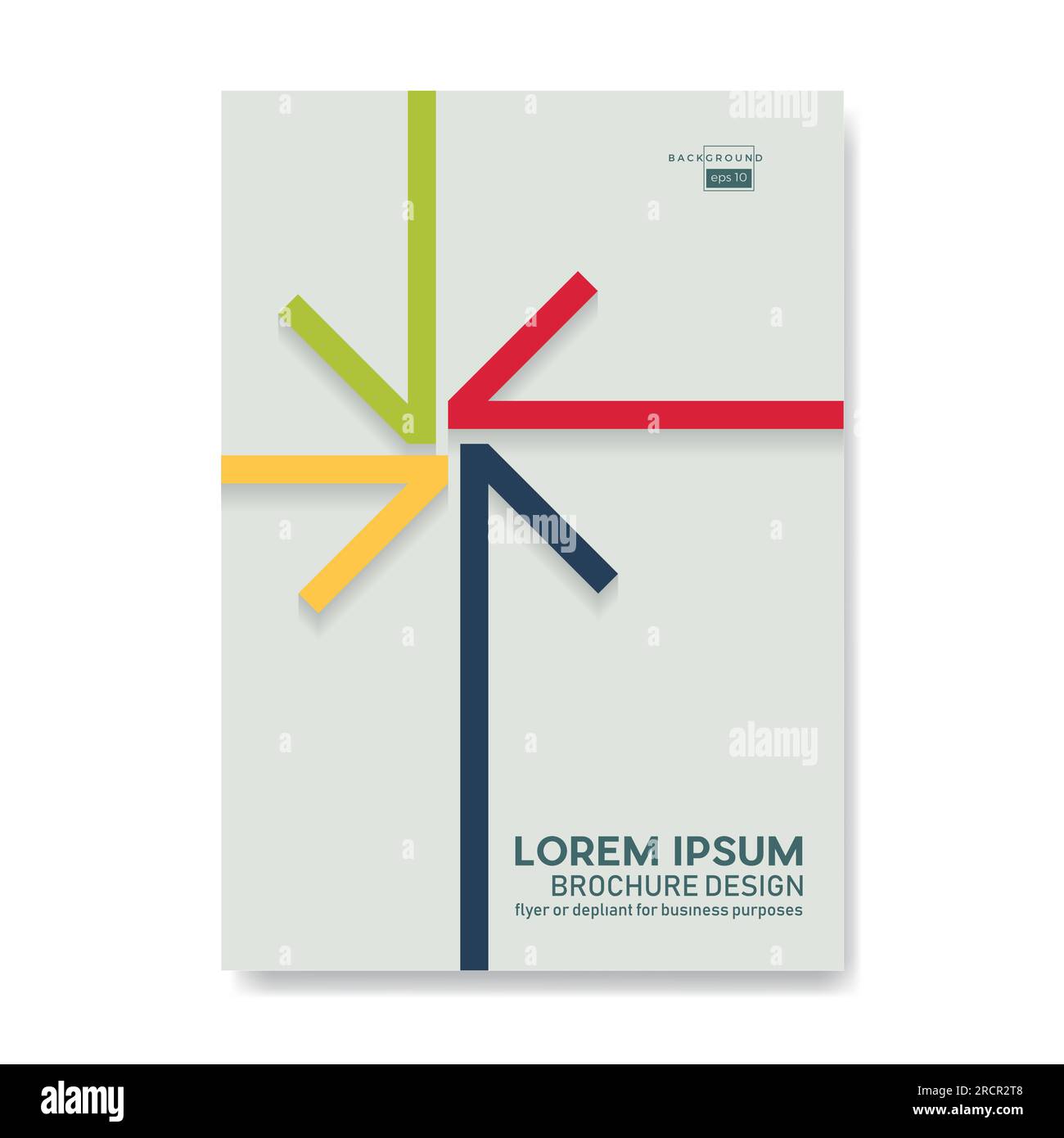 Arrows Converging To Form An Asterisk Convergence And Meeting Concept Retro Vector Background