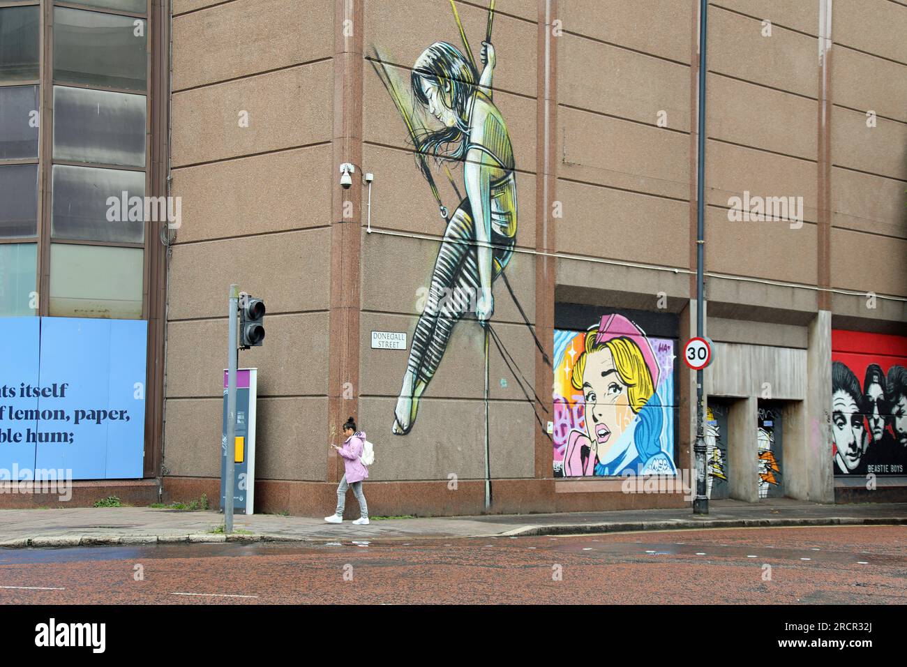 Donegall street in the city centre of Belfast Stock Photo - Alamy