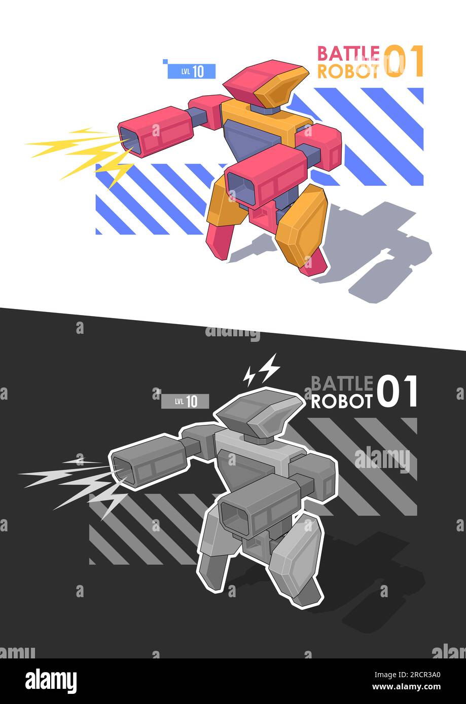 Mech vector vectors hi-res stock photography and images - Alamy