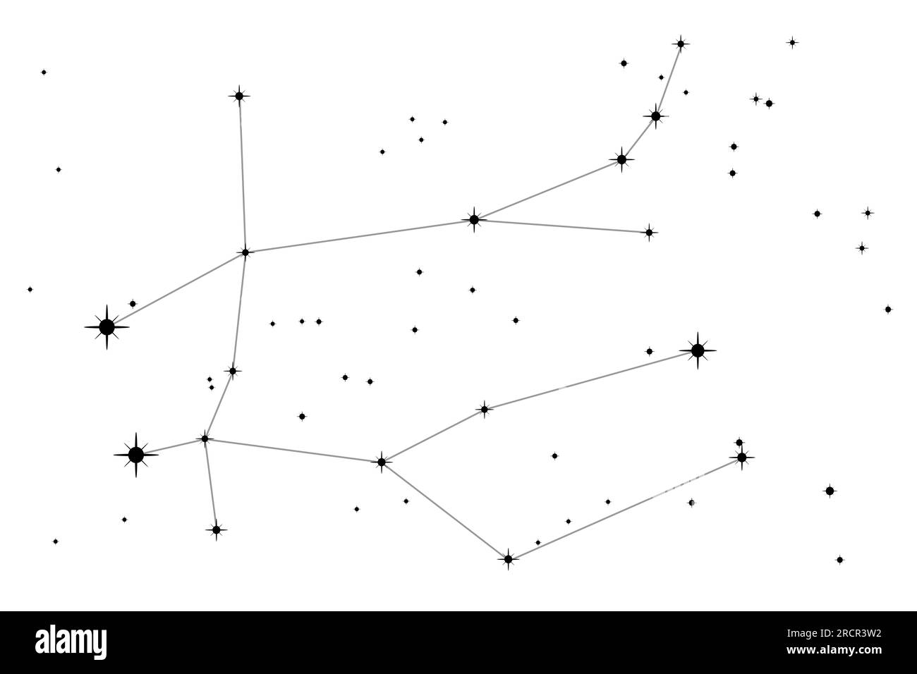 Aries constellation map hi-res stock photography and images - Alamy