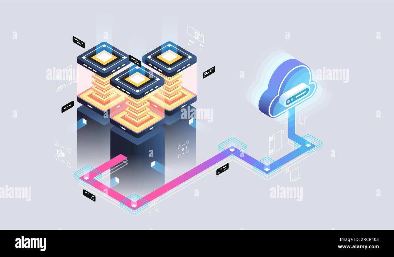 Networking visualization Stock Vector Images - Alamy