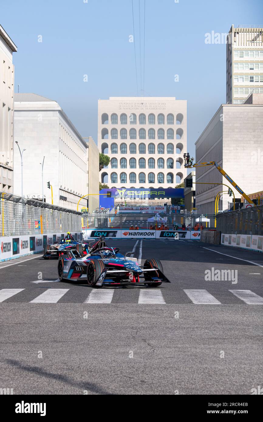Rome, Italy July 16 2023 – Formula E Hankook Rome E-Prix, qualifying ...