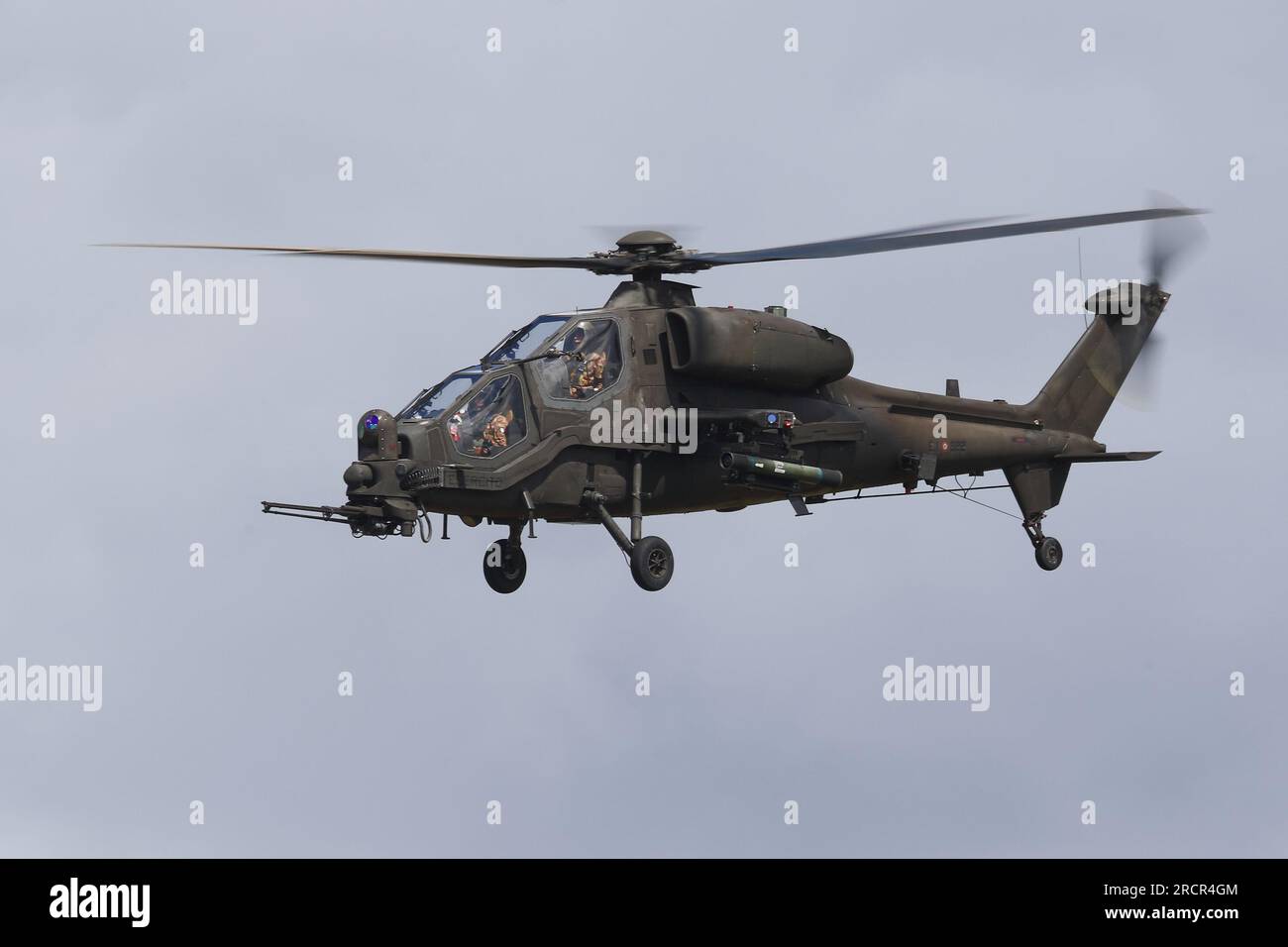 Italian A-129 Mangusta at RIAT 2023 at RAF Fairford, Gloucestershire ...