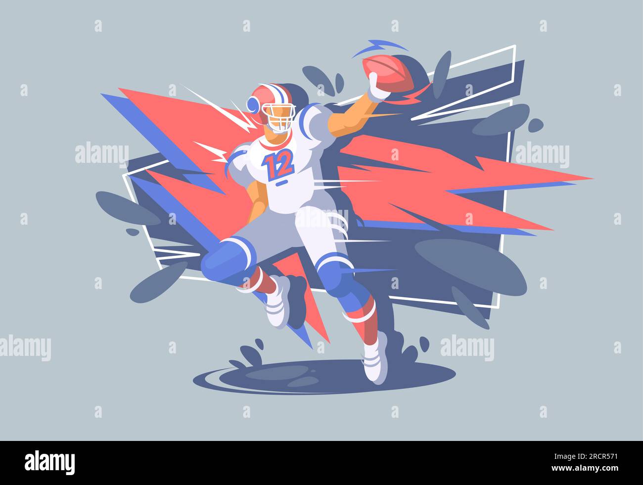 Football helmet boy Stock Vector Images - Alamy