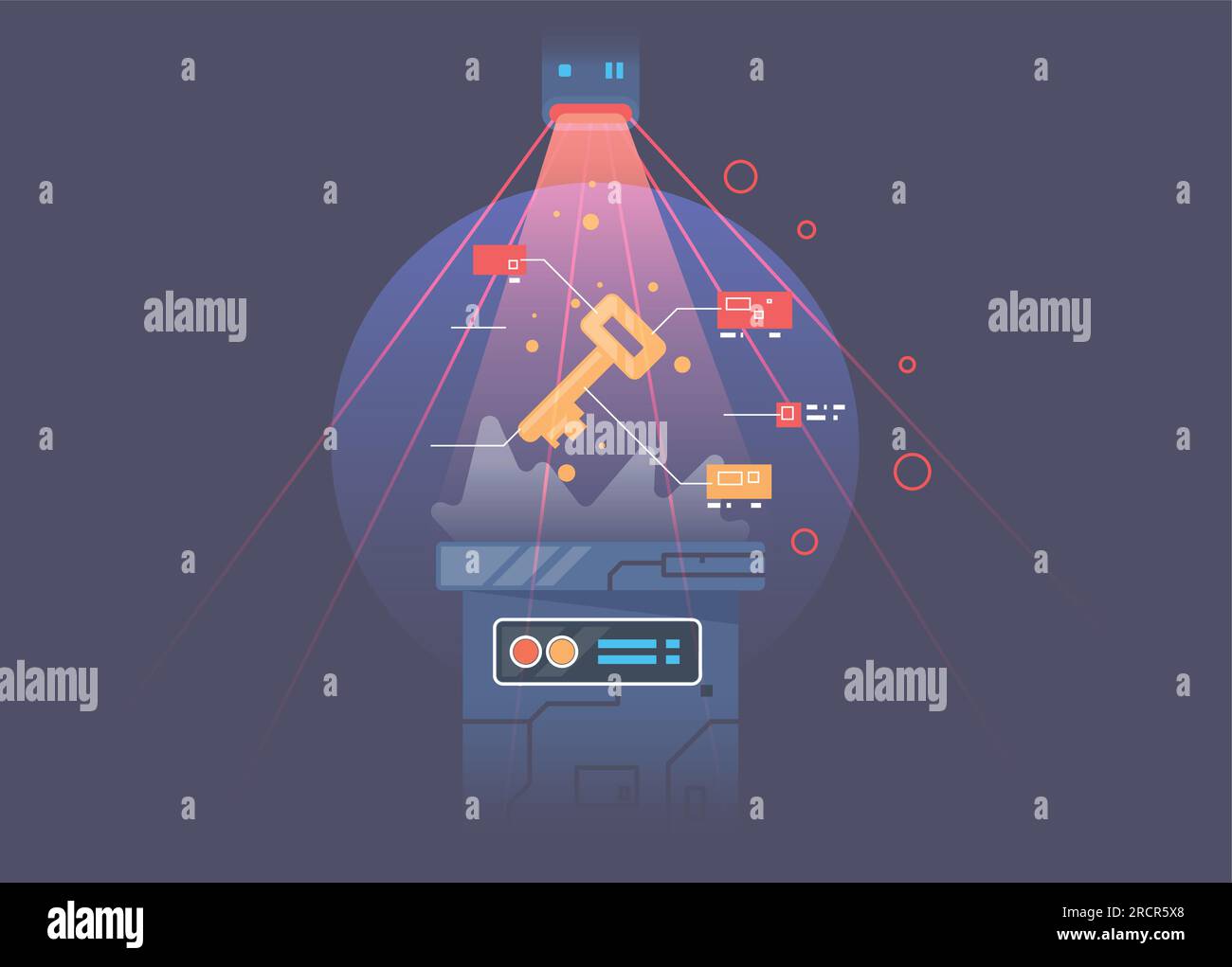 Chip key Stock Vector Images - Alamy