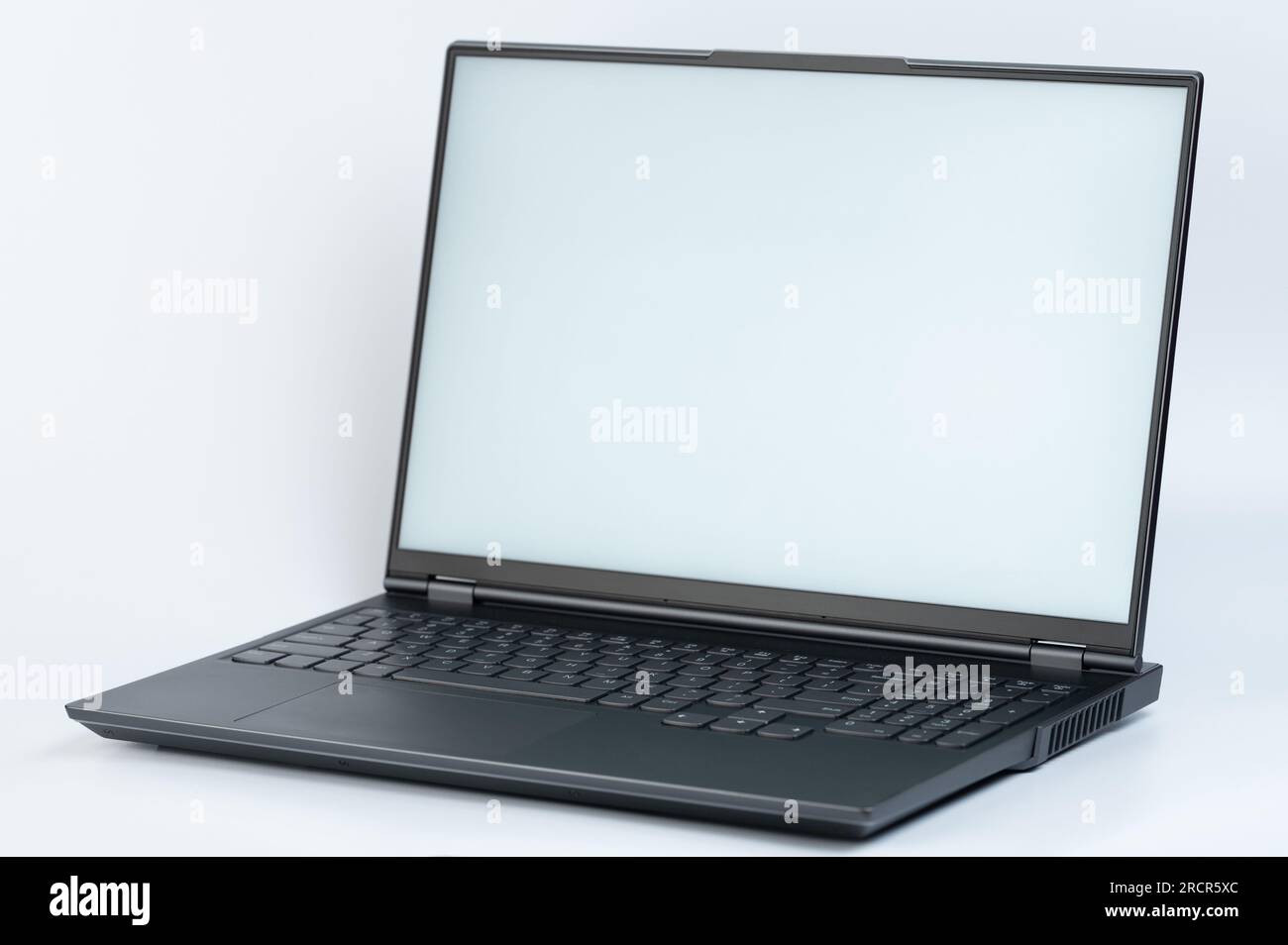 Open modern laptop isometric view isolated on studio background Stock ... Open modern laptop isometric view isolated on studio background Stock ...
