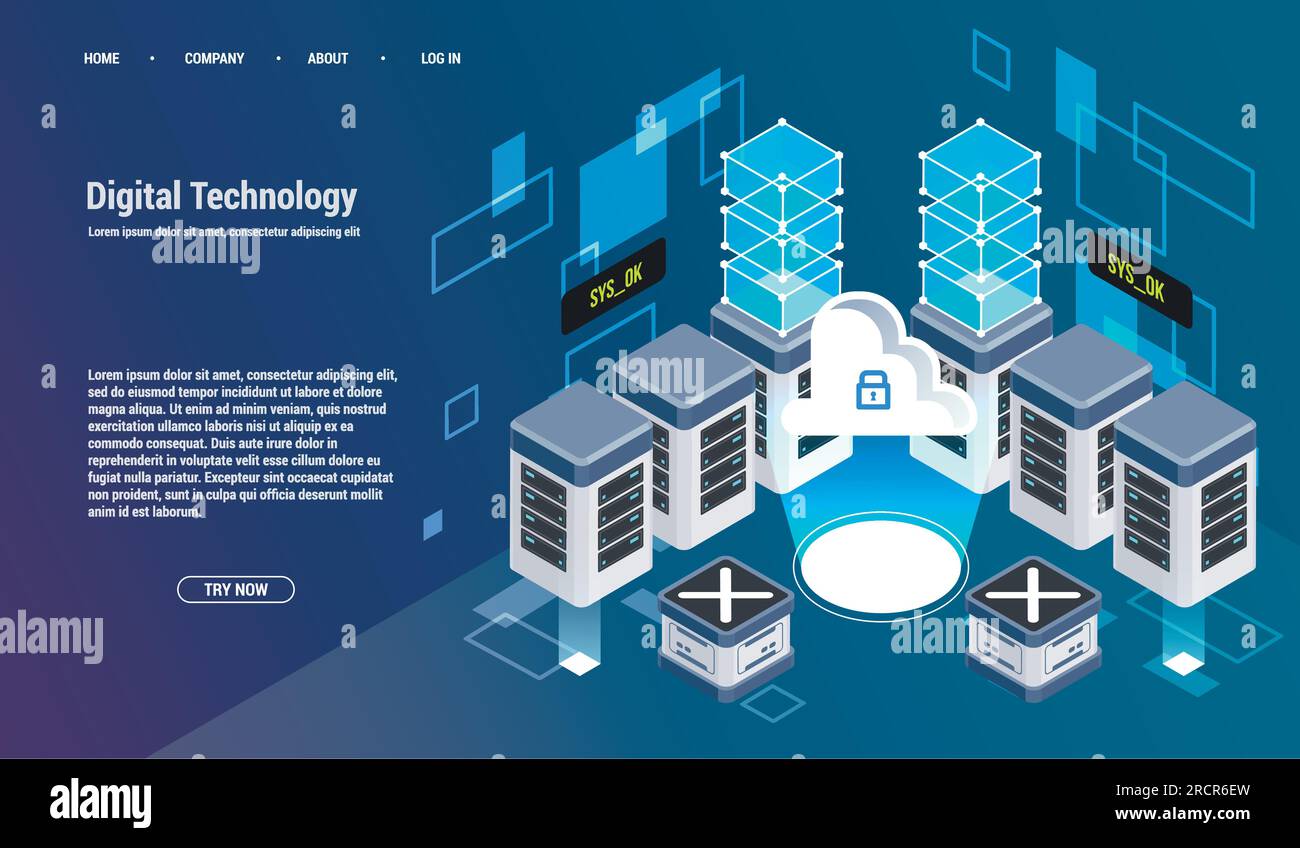 Data routing center hi-res stock photography and images - Alamy