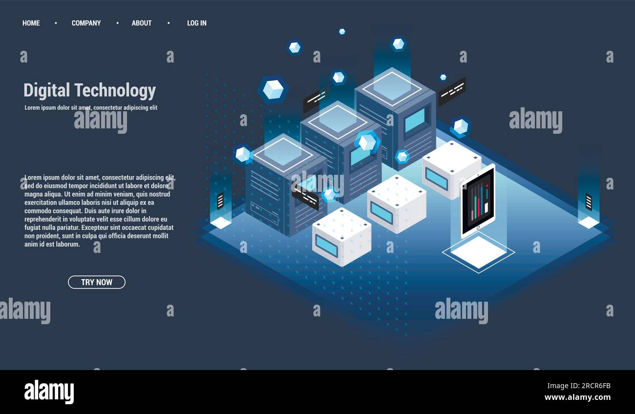 Room data storage warehouse Stock Vector Images - Alamy