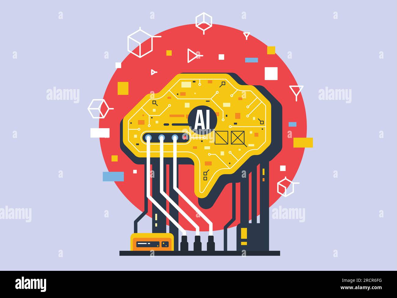 Human brain neurons Stock Vector Images - Alamy