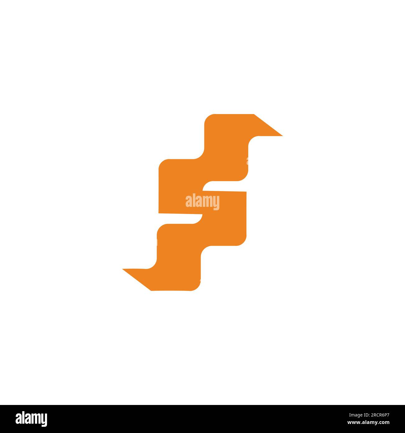 letter s abstract ribbon curves logo vector Stock Vector Image & Art ...