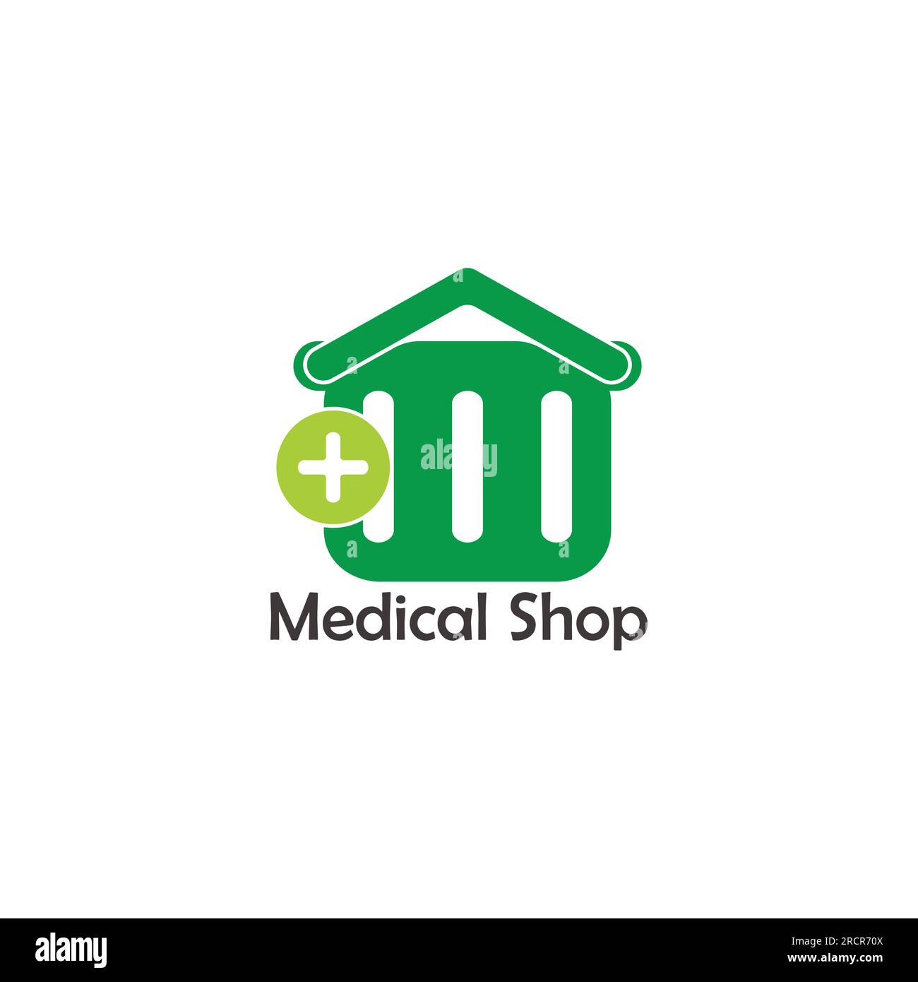 plus medical shopping basket symbol logo vector Stock Vector Image ...