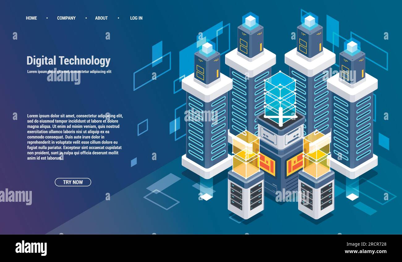 Data routing center hi-res stock photography and images - Alamy
