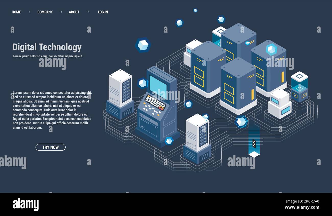 Room data storage warehouse Stock Vector Images - Alamy