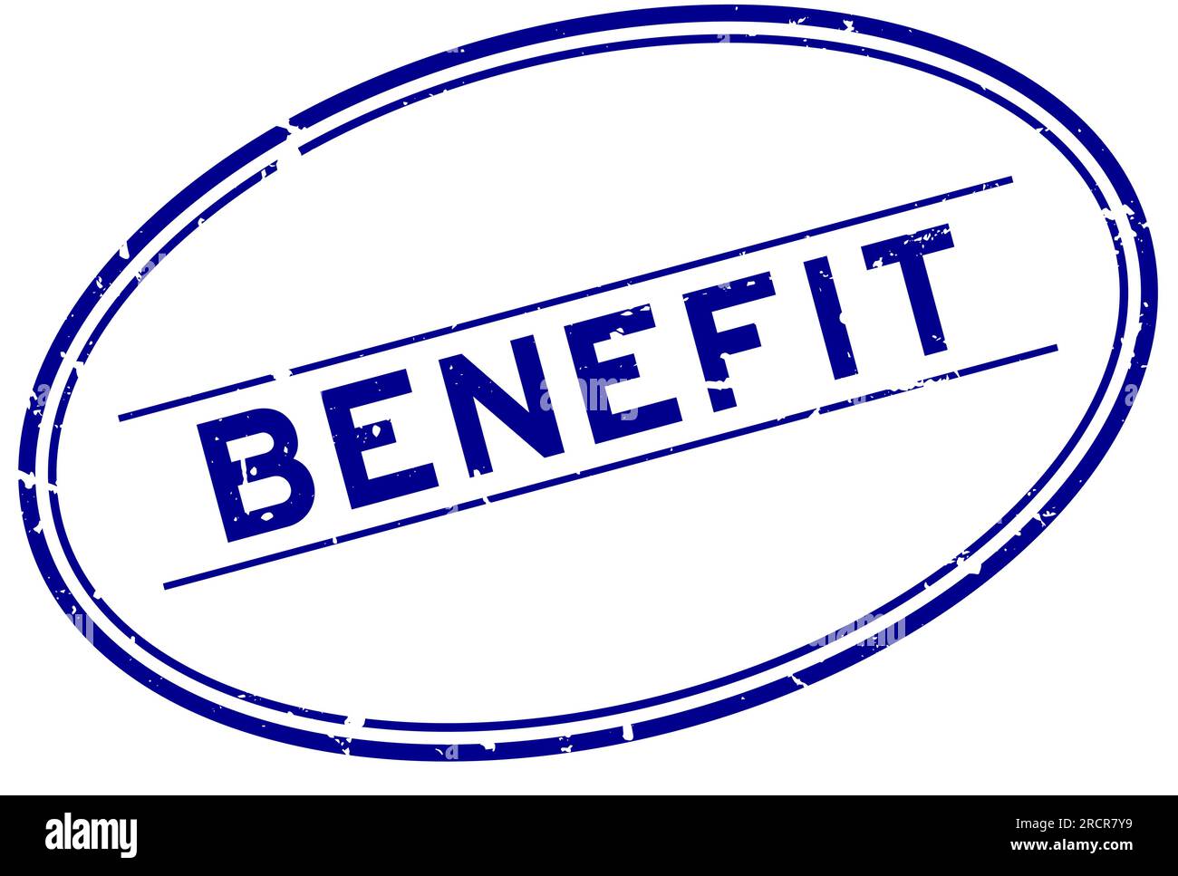 Grunge blue benefit word oval rubber seal stamp on white background Stock Vector Image & Art - Alamy