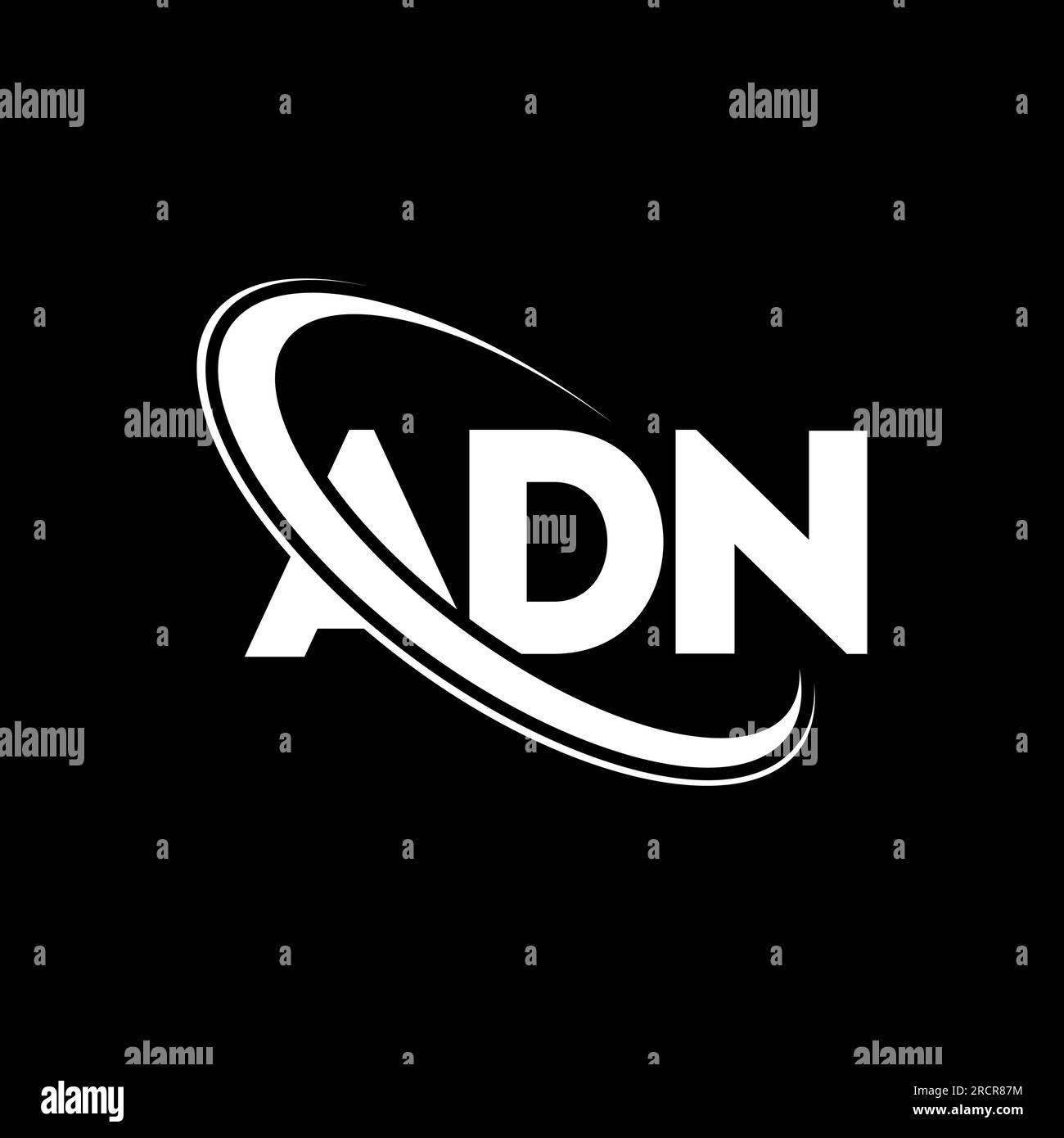 ADN logo. ADN letter. ADN letter logo design. Initials ADN logo linked ...