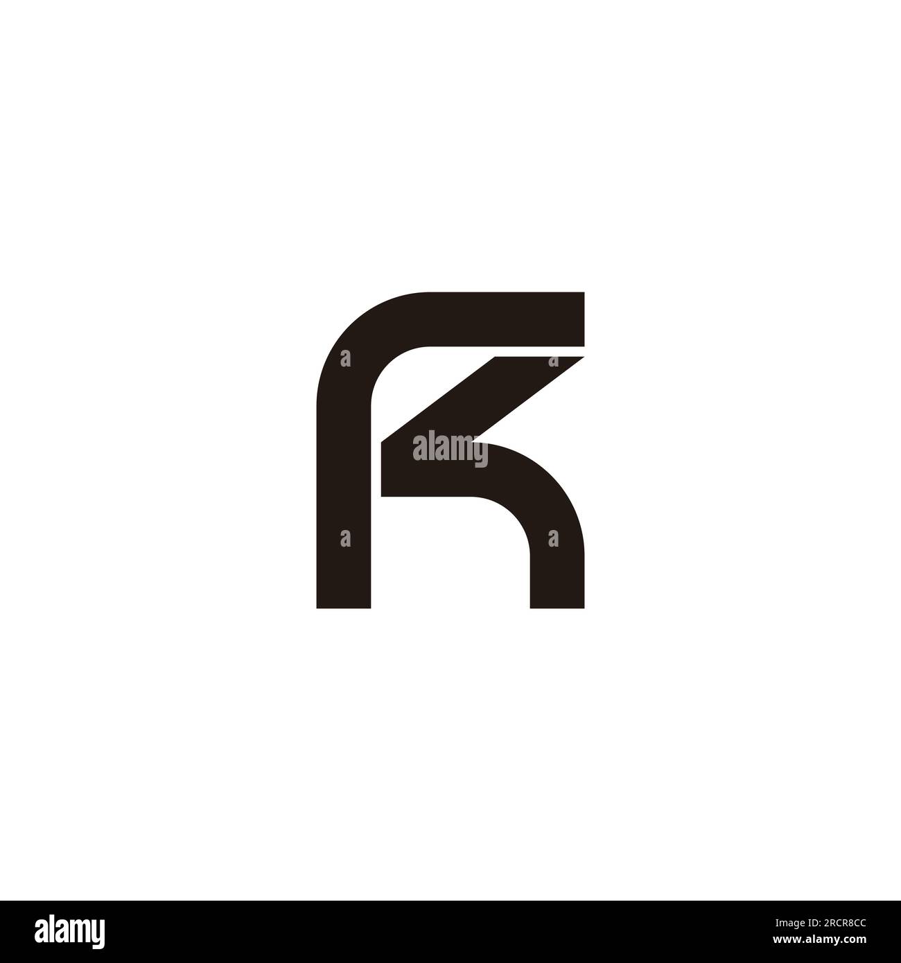 letter rk simple linked geometric logo vector Stock Vector Image & Art ...