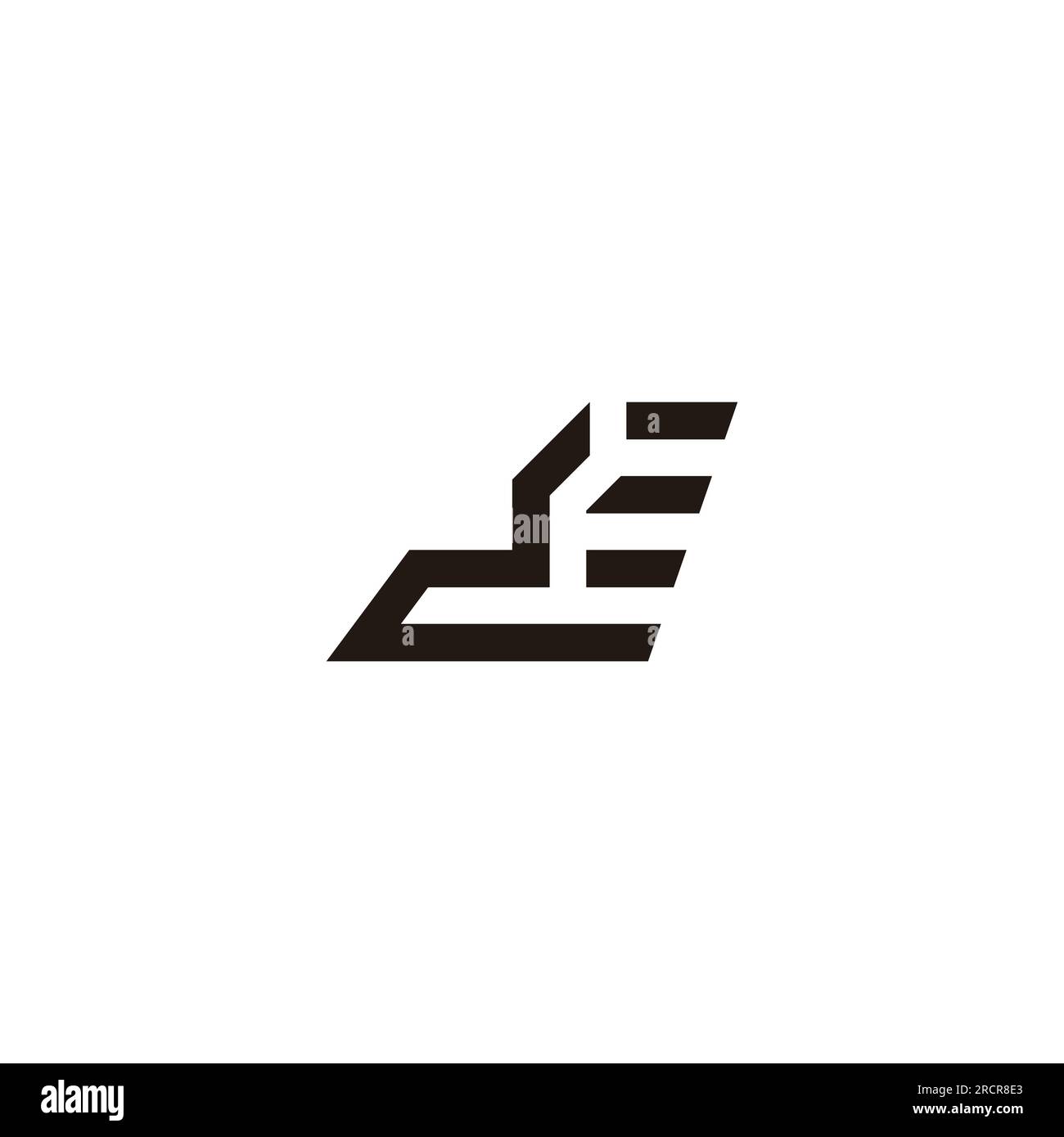 letter d run fast motion logo vector Stock Vector Image & Art - Alamy