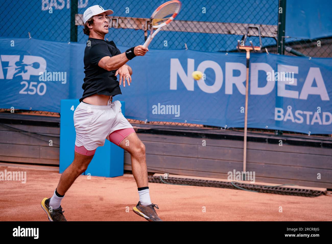 Båstad, Sweden. 07 16 2023. Filip Misolic against Karl Friberg first ...