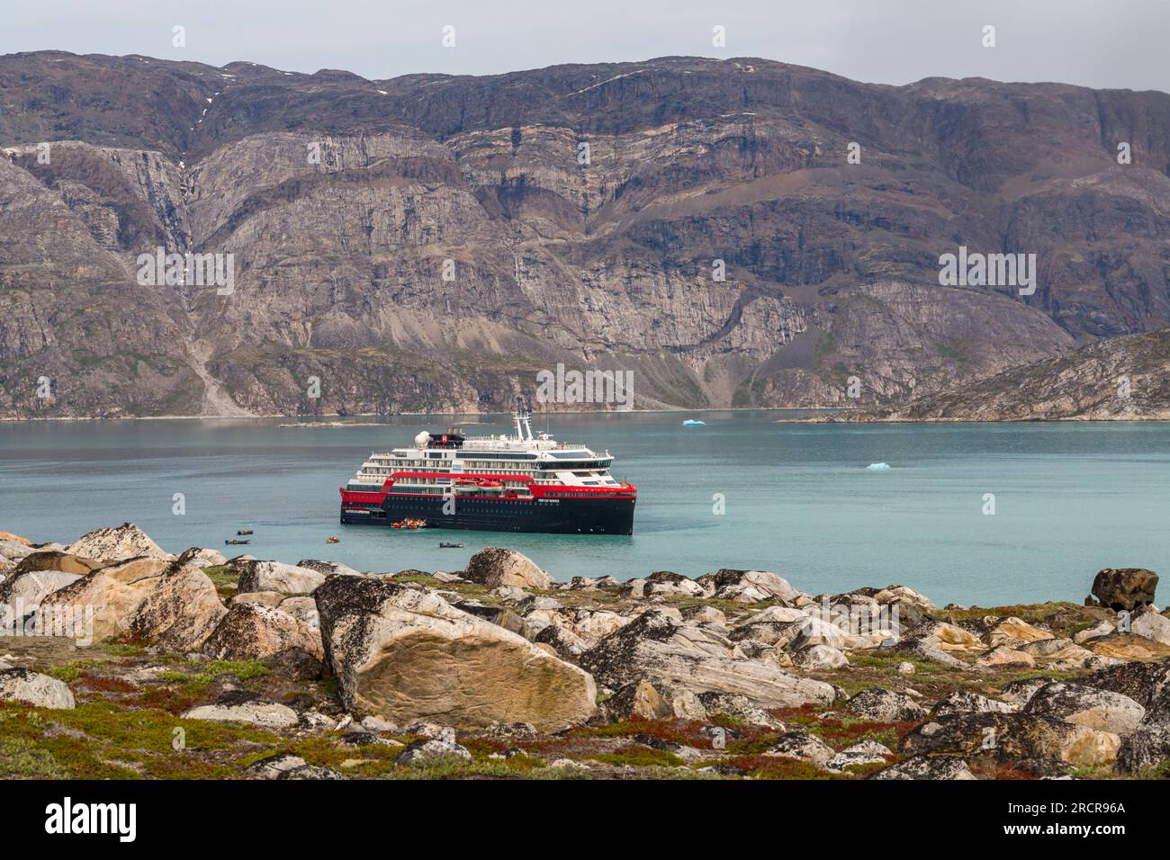 Hybrid powered Hurtigruten MS Fridtjof Nansen expedition cruiseship ...