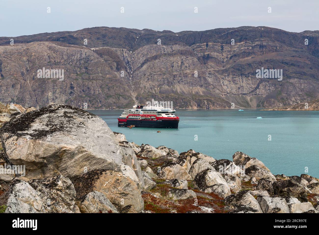 Hybrid powered Hurtigruten MS Fridtjof Nansen expedition cruiseship ...
