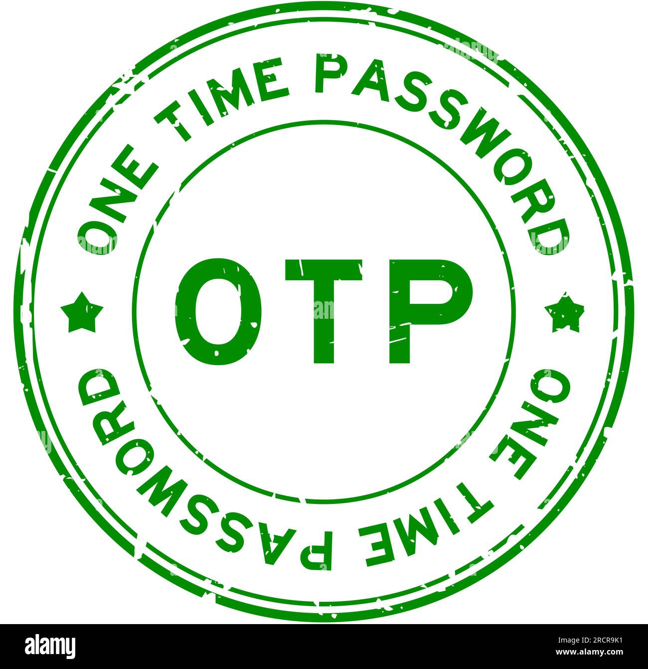 Grunge green OTP (abbreviation of one time password) word round rubber ... Grunge green OTP (abbreviation of one time password) word round rubber ...
