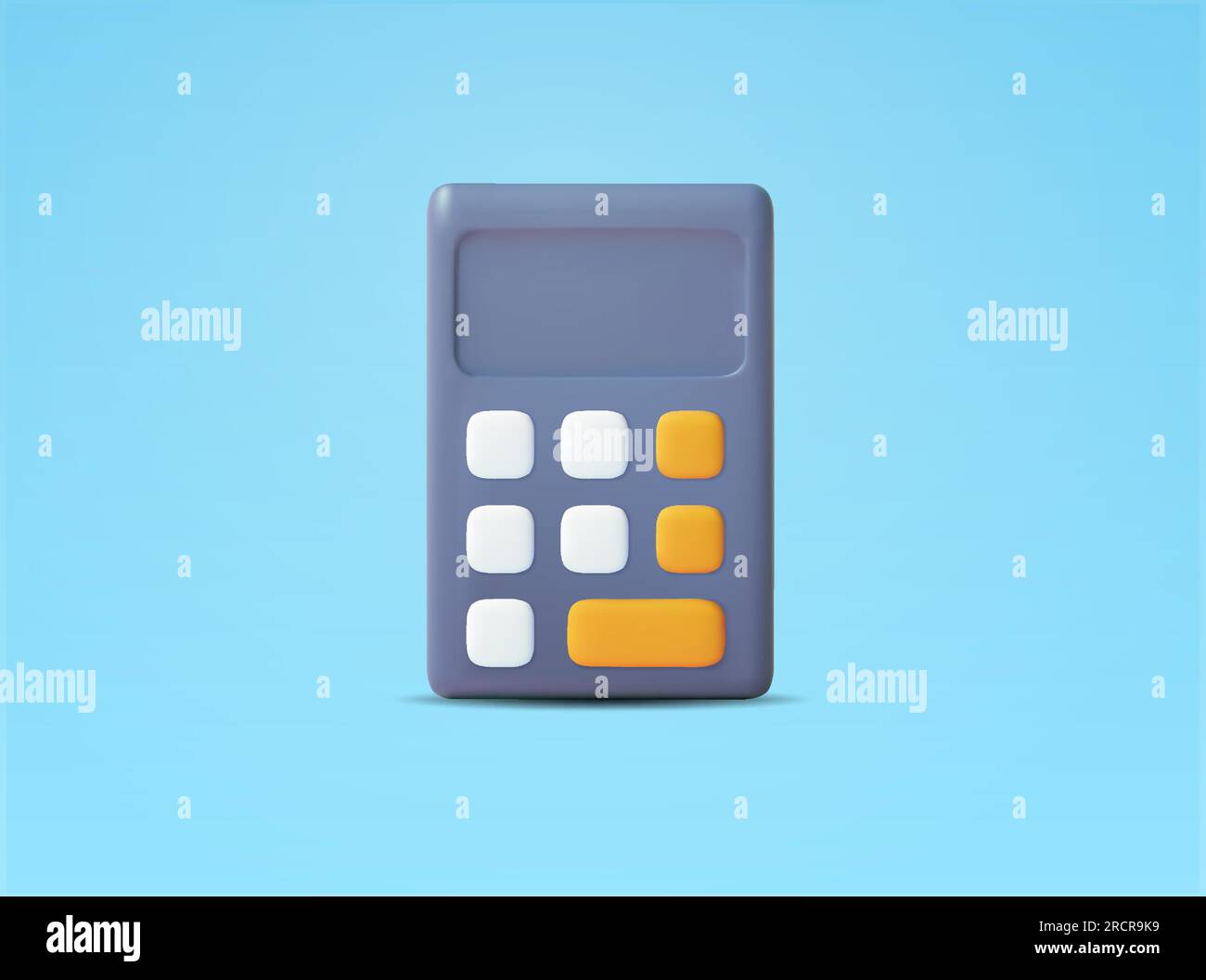 3d grey calculator in minimal style, isolated on background. Design ... 3d grey calculator in minimal style, isolated on background. Design ...