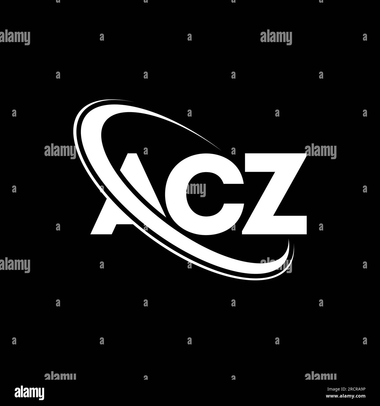 ACZ logo. ACZ letter. ACZ letter logo design. Initials ACZ logo linked ...