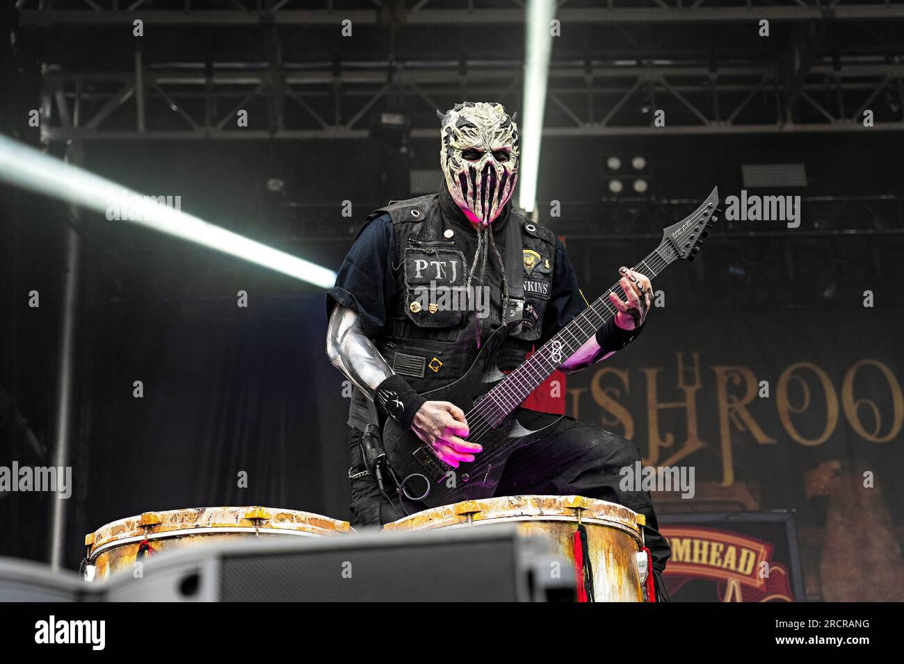 Mushroomhead performs at Inkcarceration Music and Tattoo Festival on ...