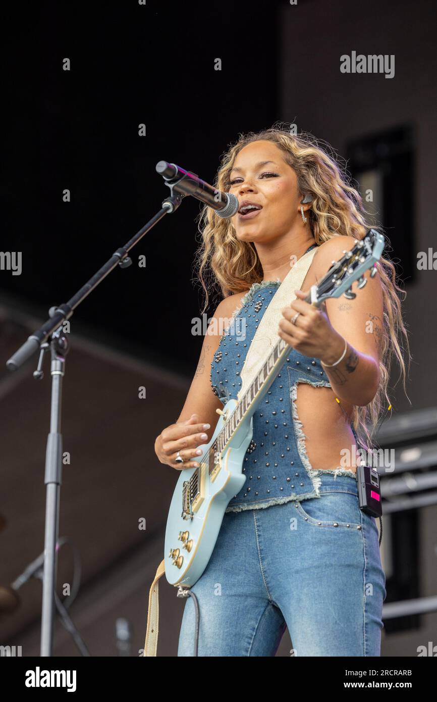 Chicago, USA. 15th July, 2023. Tanner Adell during the Windy City ...