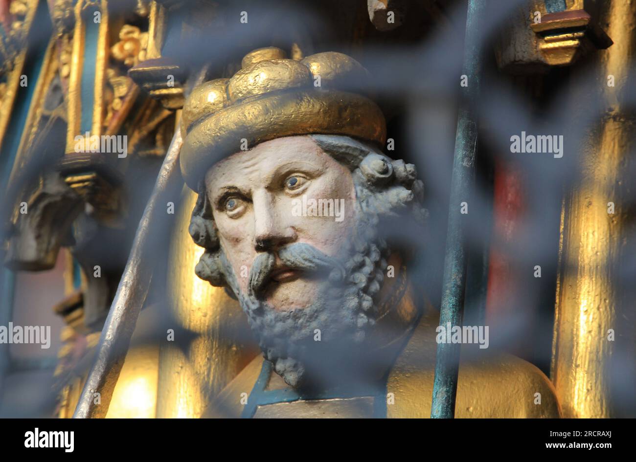 Beautiful fountain in nuremberg germany hi-res stock photography and ...