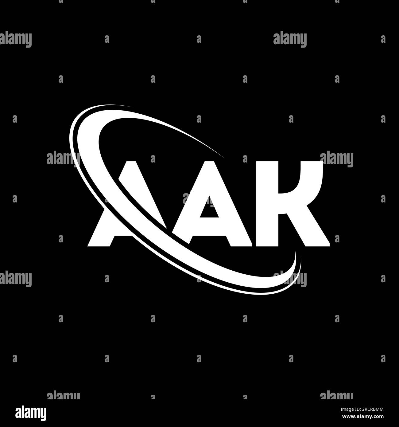 AAK logo. AAK letter. AAK letter logo design. Intitials AAK logo linked ...