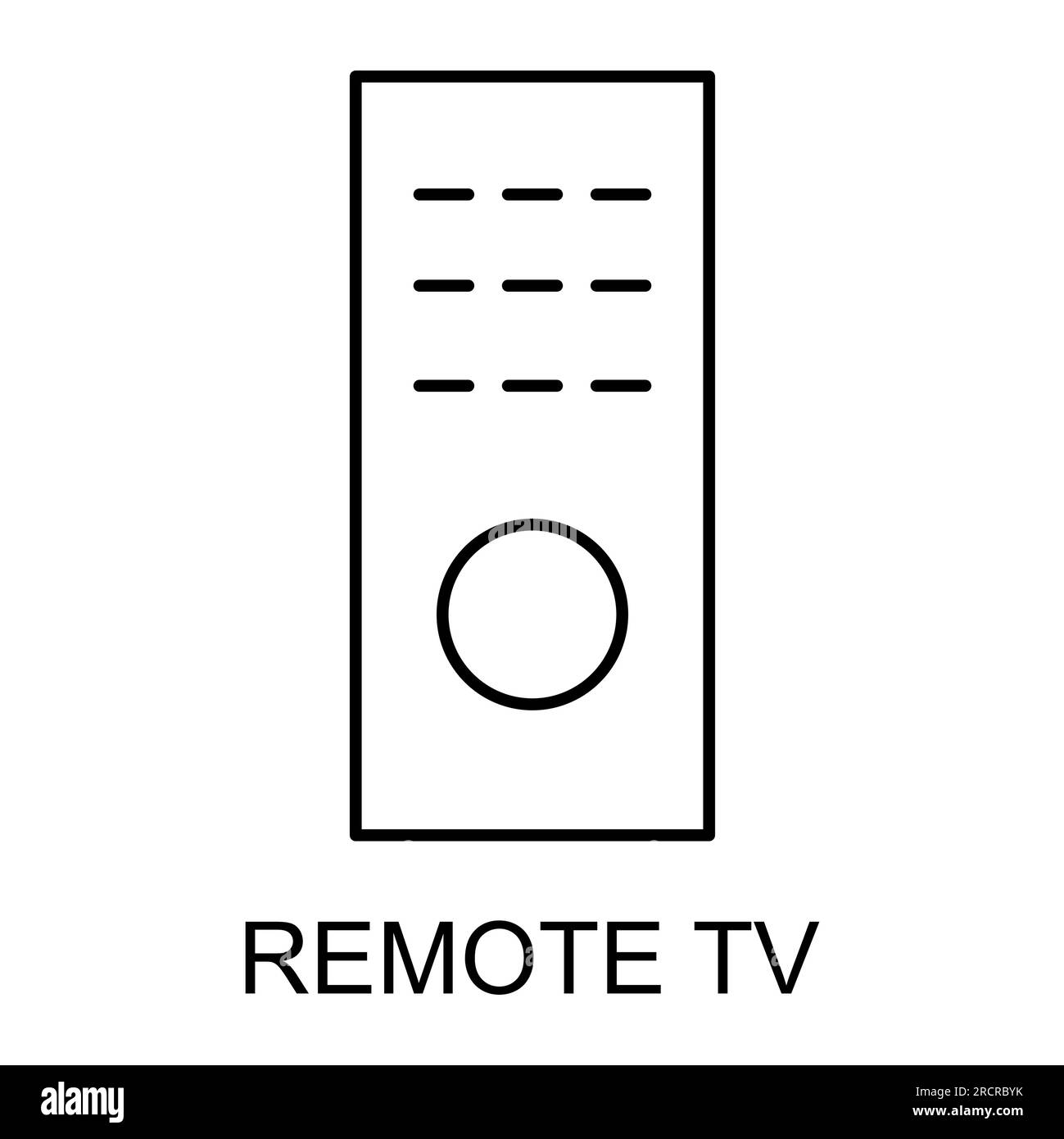 Remote tv device icon, control technology media television sign, web ...