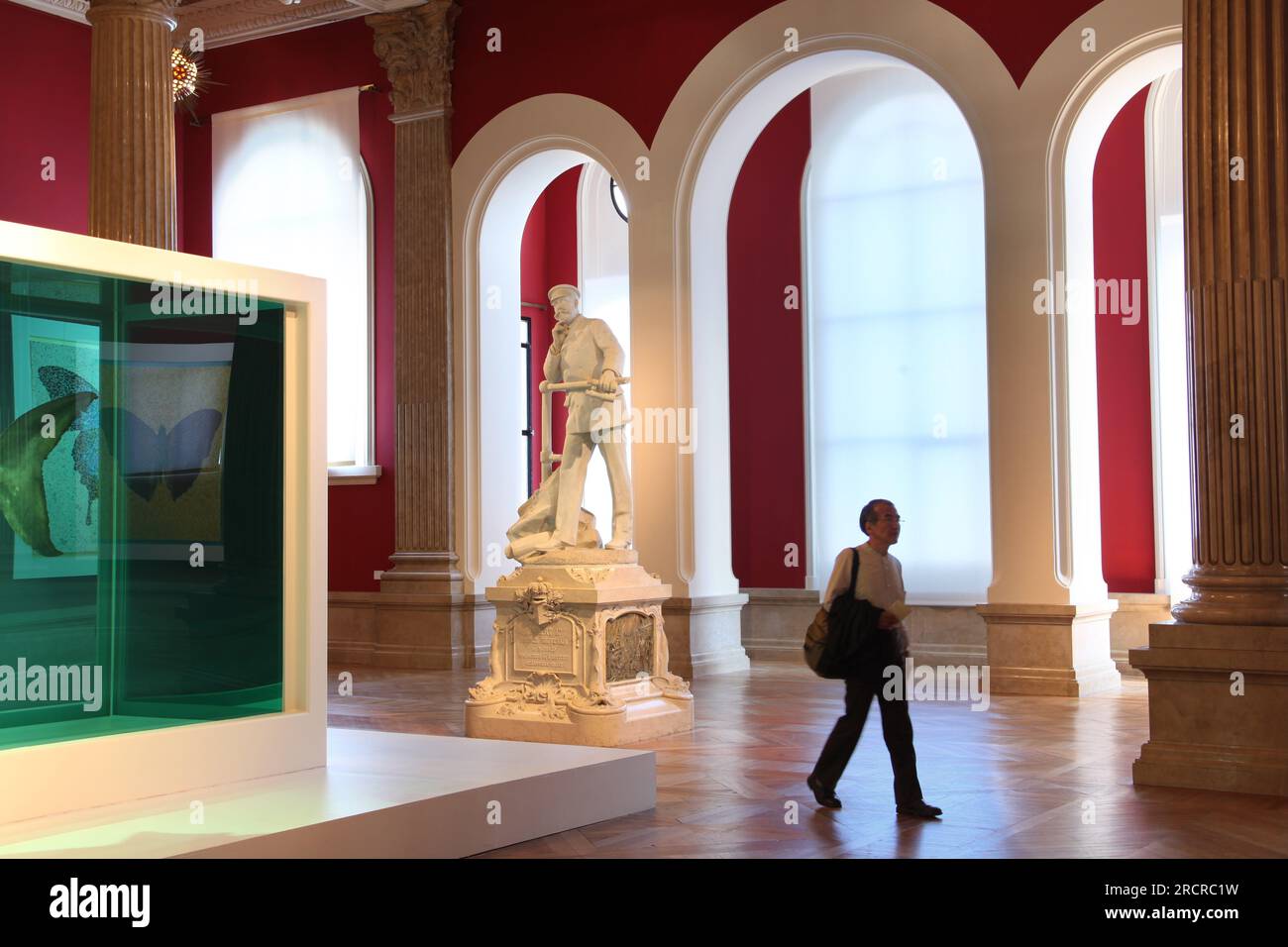 ground floor, with a work by Damien Hirst (temporary exhibition ...