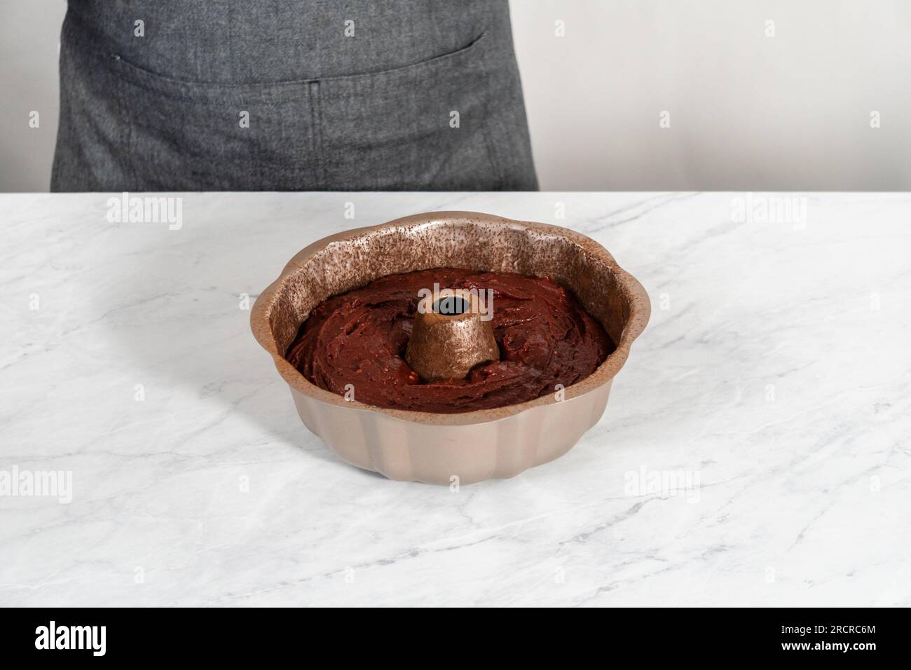 Red velvet bundt cake Stock Photo - Alamy