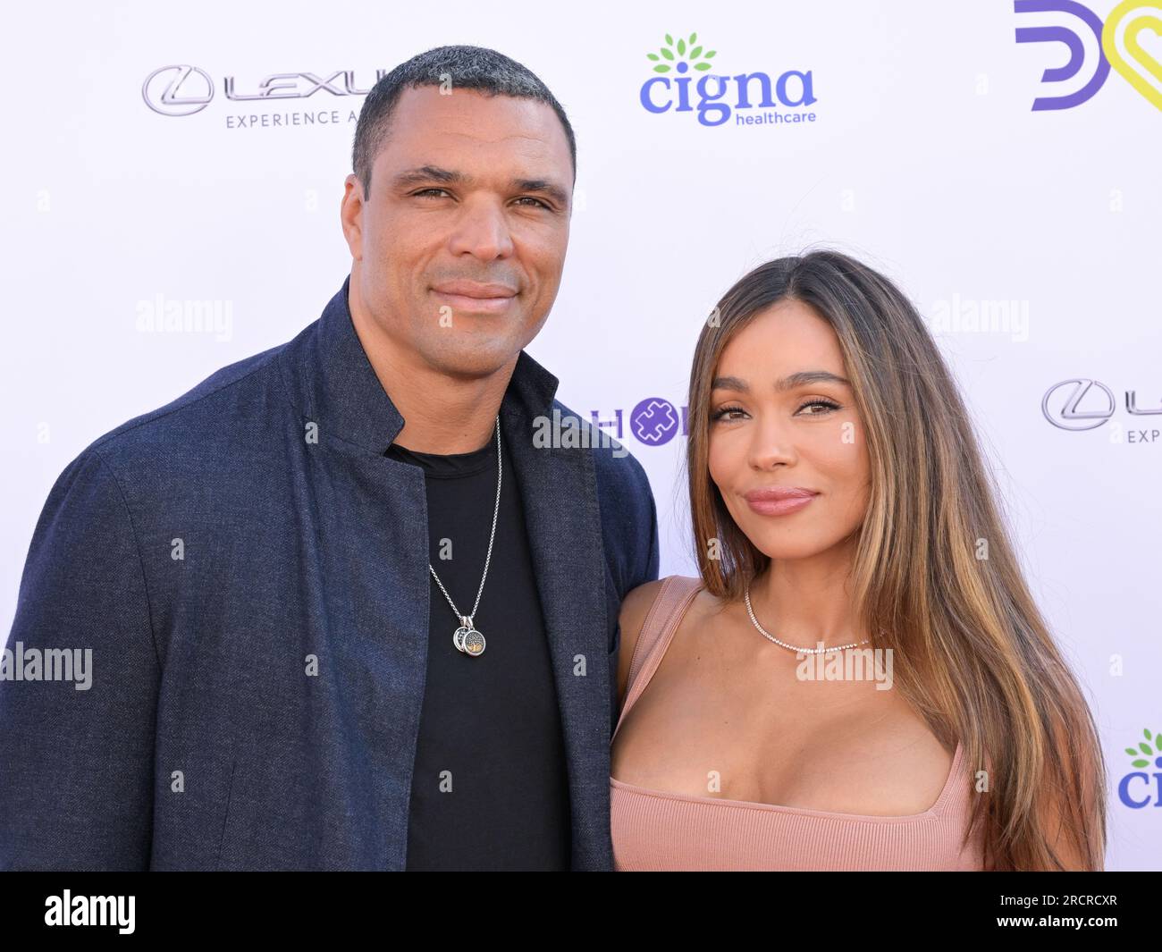 Los Angeles, California, USA. 15th July, 2023. Tony Gonzalez and ...