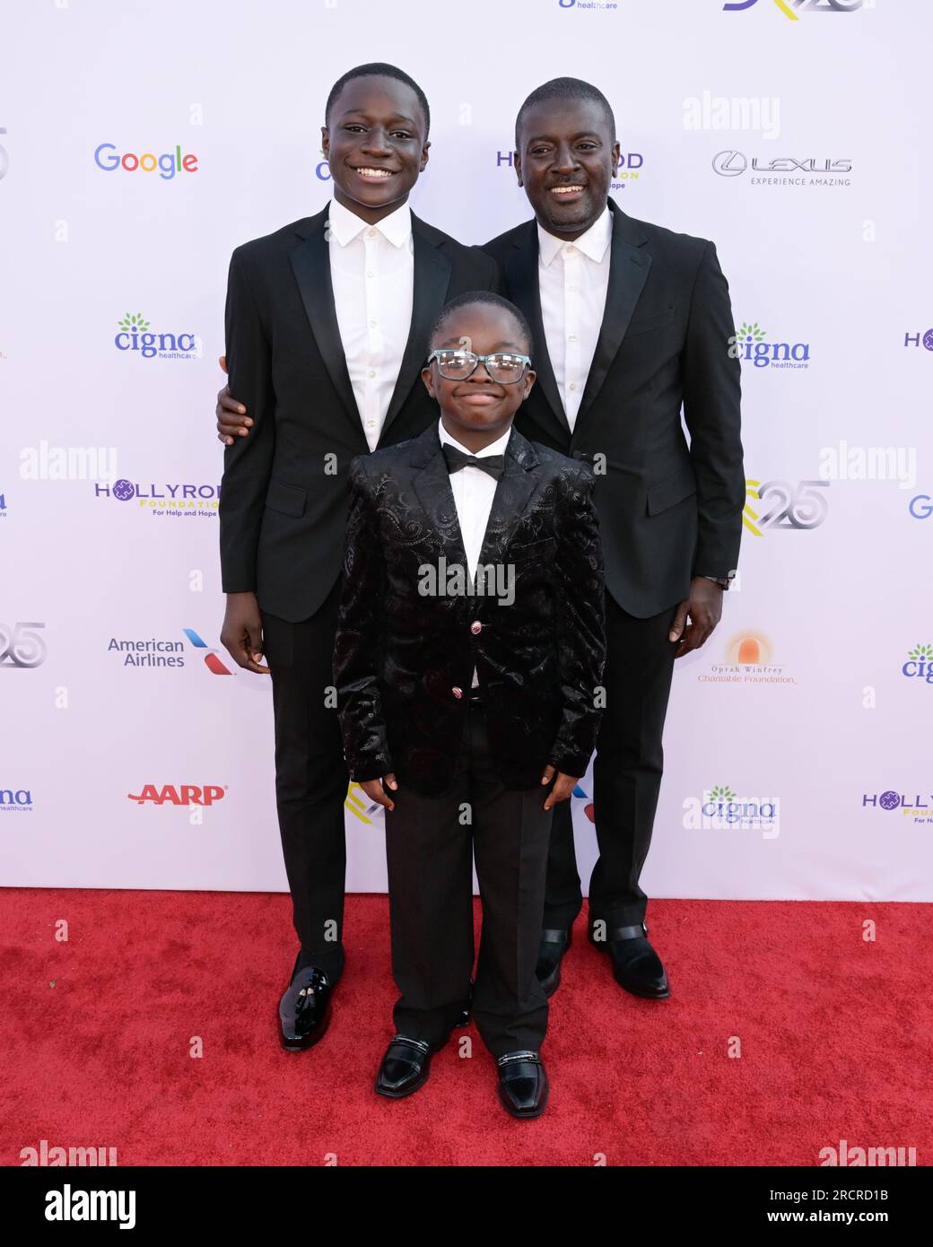 Los Angeles, California, USA. 15th July, 2023. Denzel Kofie, Isaiah ...