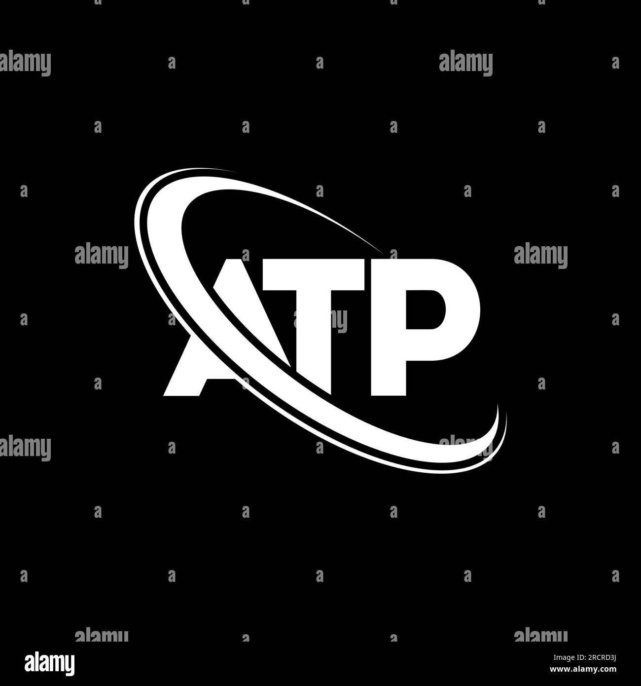 ATP logo. ATP letter. ATP letter logo design. Initials ATP logo linked ...