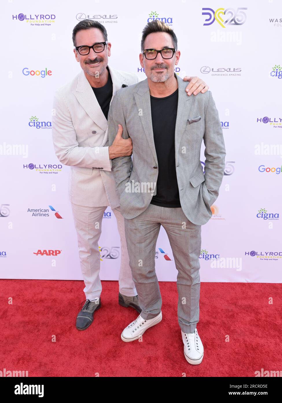 Los Angeles, California, USA. 15th July, 2023. Lawrence Zarian, Gregory ...