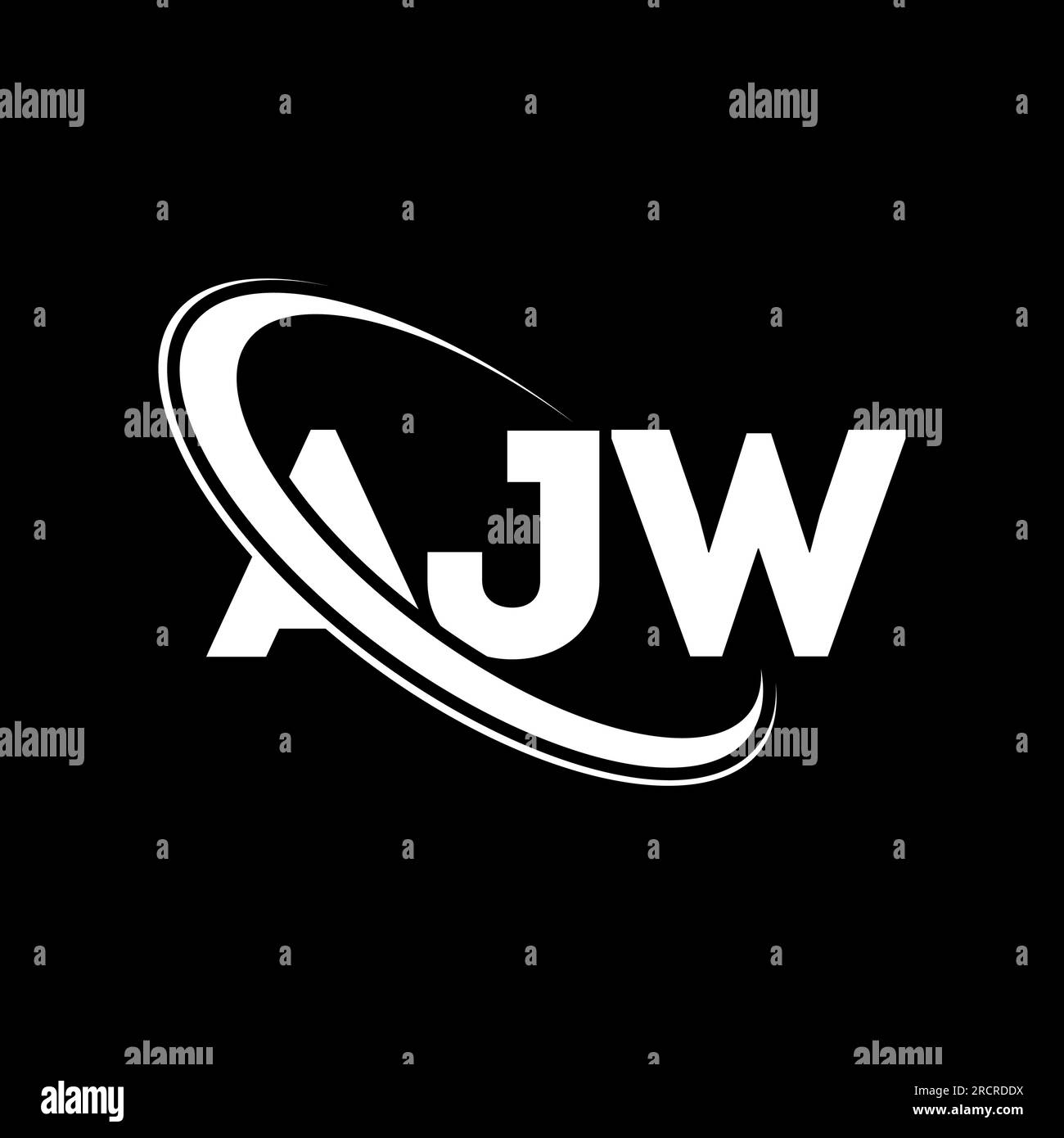 AJW logo. AJW letter. AJW letter logo design. Initials AJW logo linked ...