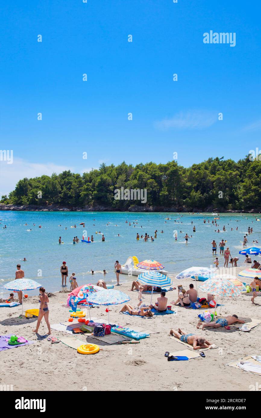 Plavi Horizonti, Blue Horizons, Beach, Montenegro Stock Photo - Alamy
