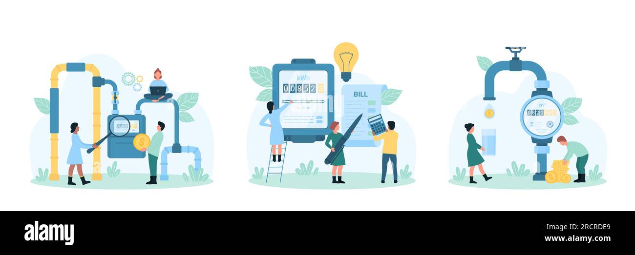 Gas water supply in Cut Out Stock Images & Pictures - Alamy