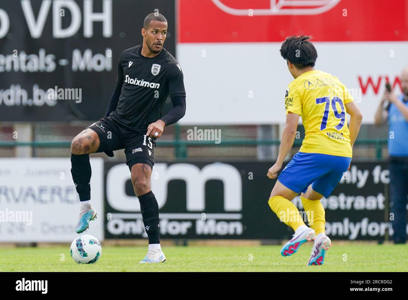 Dessel, Belgium. 16th July, 2023. DESSEL, BELGIUM - JULY 16: William Troost-Ekong of POAK FC ...