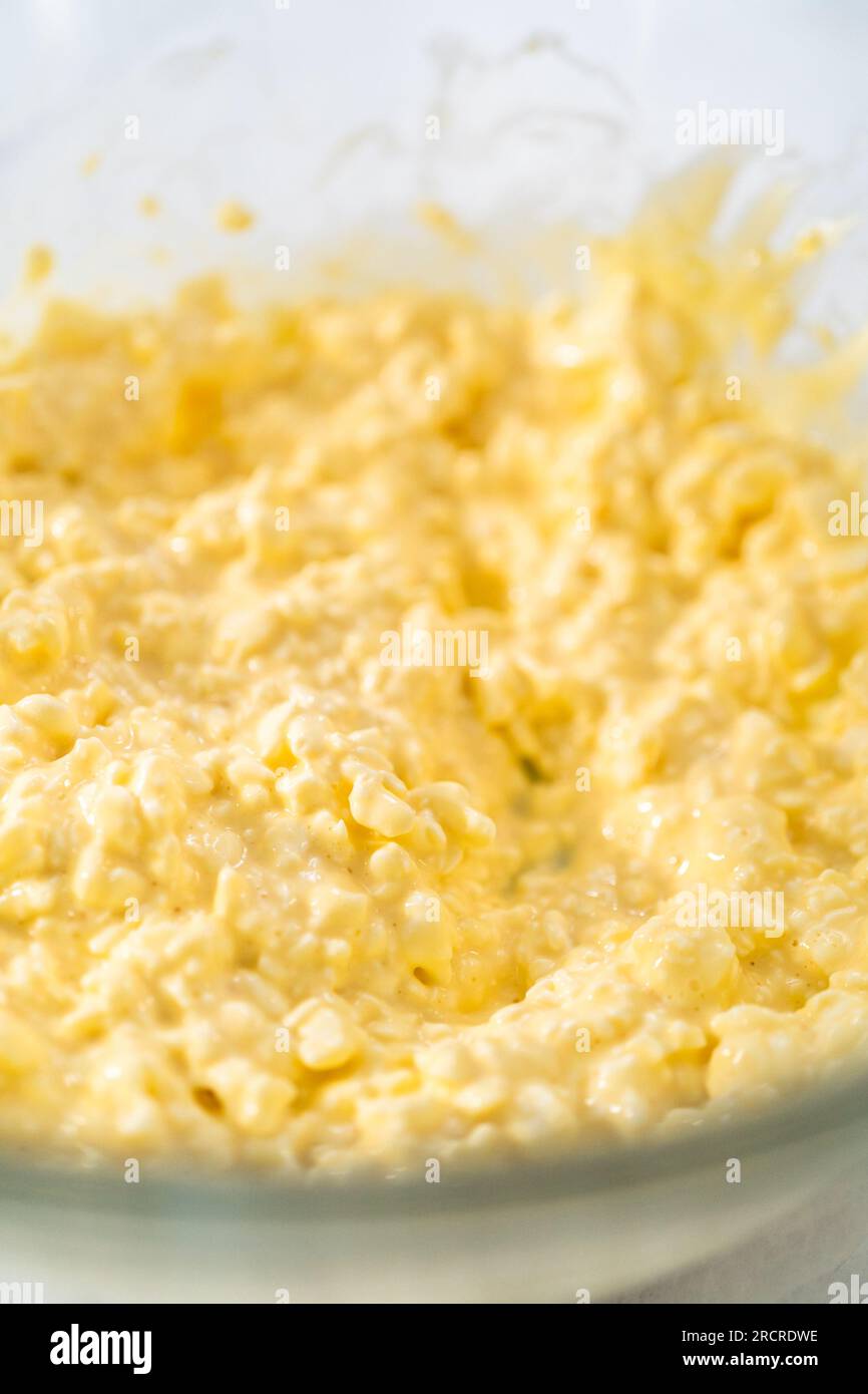 Cream Cheese Filling Stock Photo - Alamy