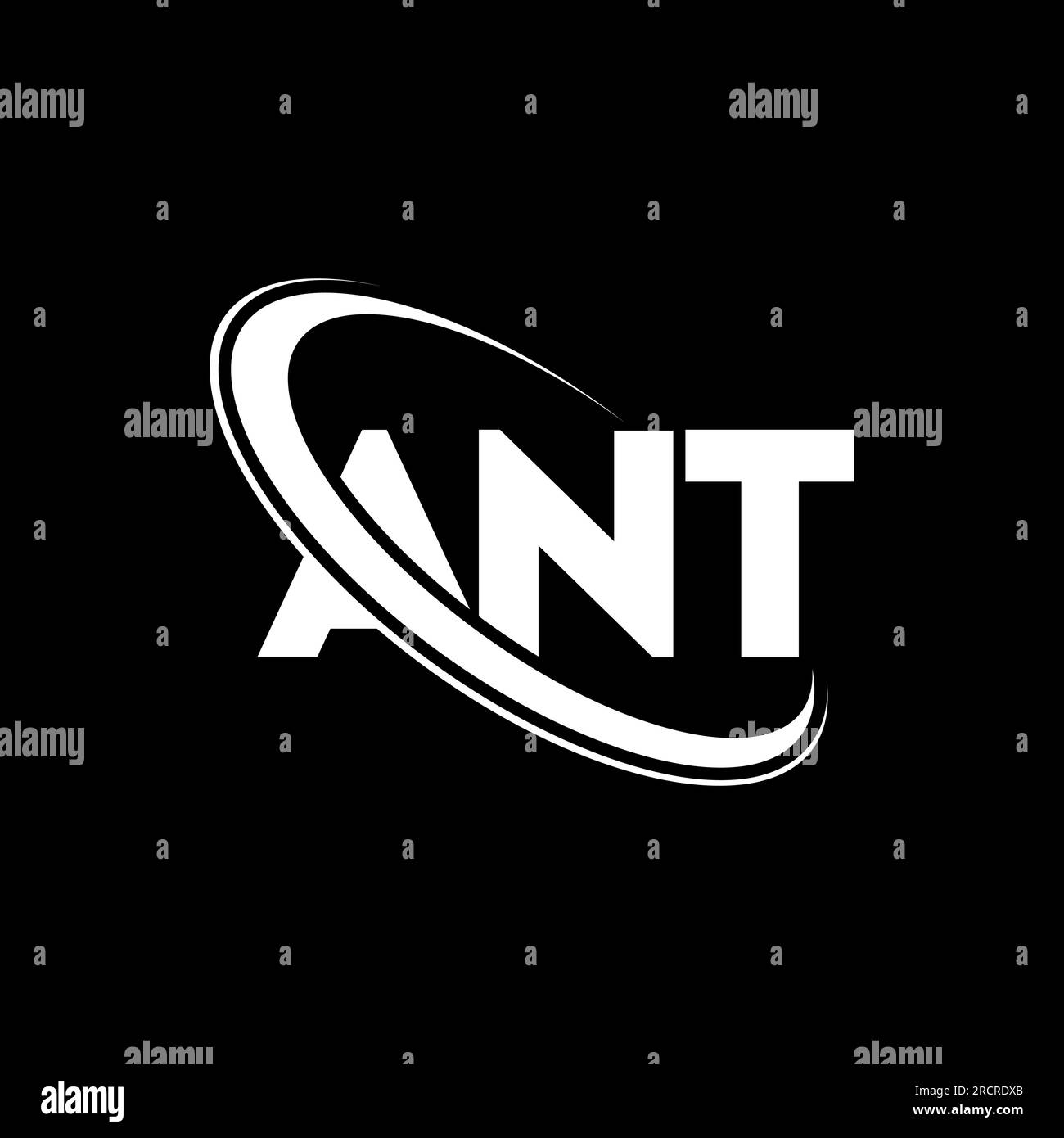 ANT logo. ANT letter. ANT letter logo design. Initials ANT logo linked ...