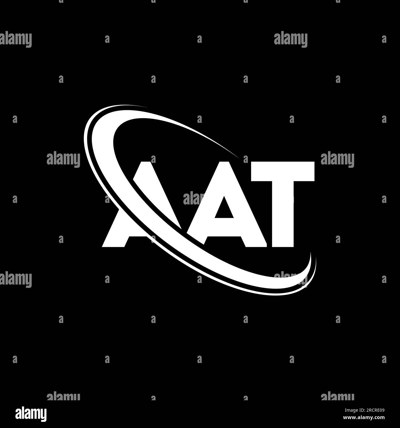 AAT logo. AAT letter. AAT letter logo design. Intitials AAT logo linked ...