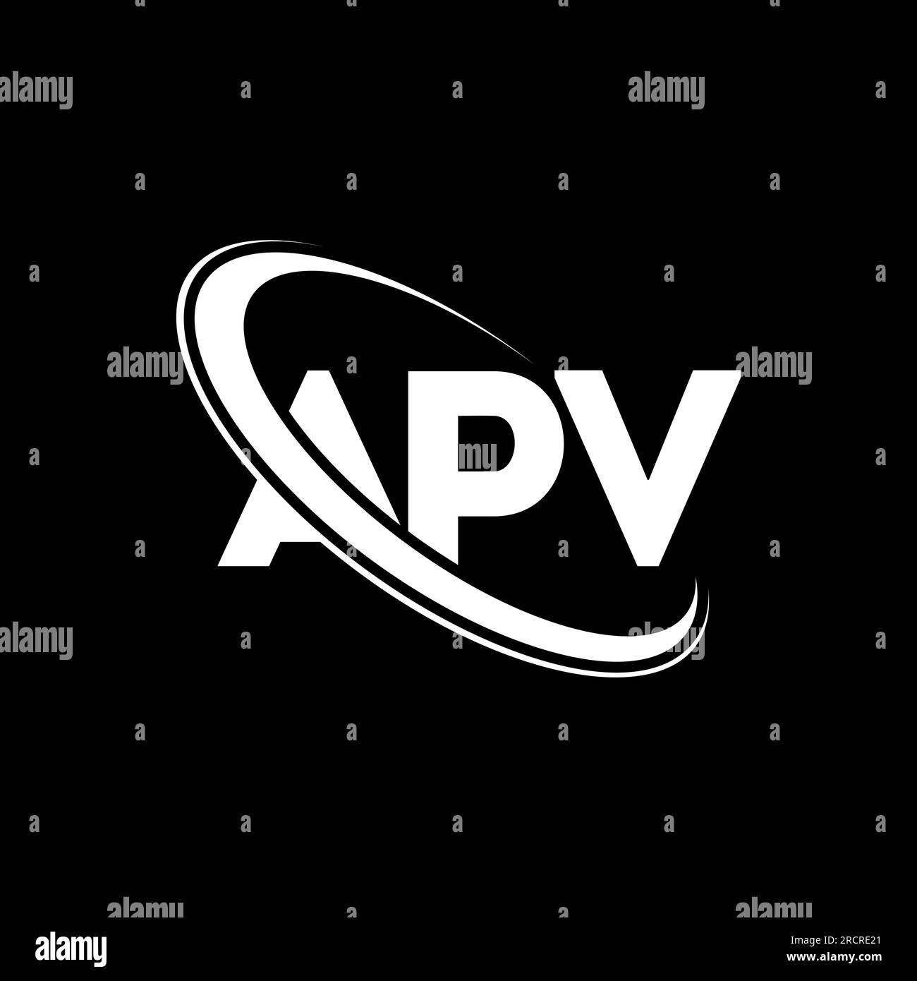 APV logo. APV letter. APV letter logo design. Initials APV logo linked ...