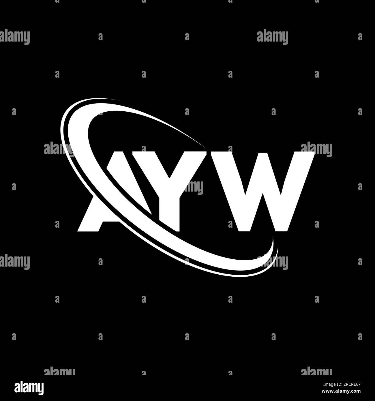 AYW logo. AYW letter. AYW letter logo design. Initials AYW logo linked ...